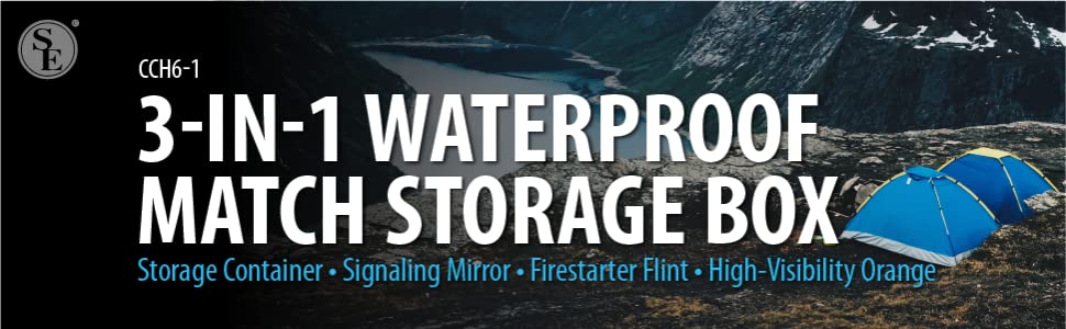 Waterproof Match Container - BeReadyFoods.com